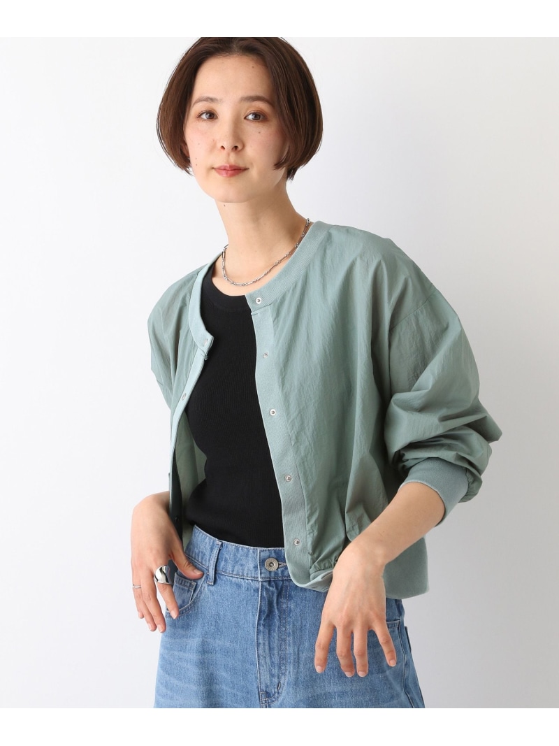 【楽天市場】【SALE／30%OFF】ナイロンクルーカーディガン LEPSIM レプシィム トップス カーディガン グリーン ベージュ ...