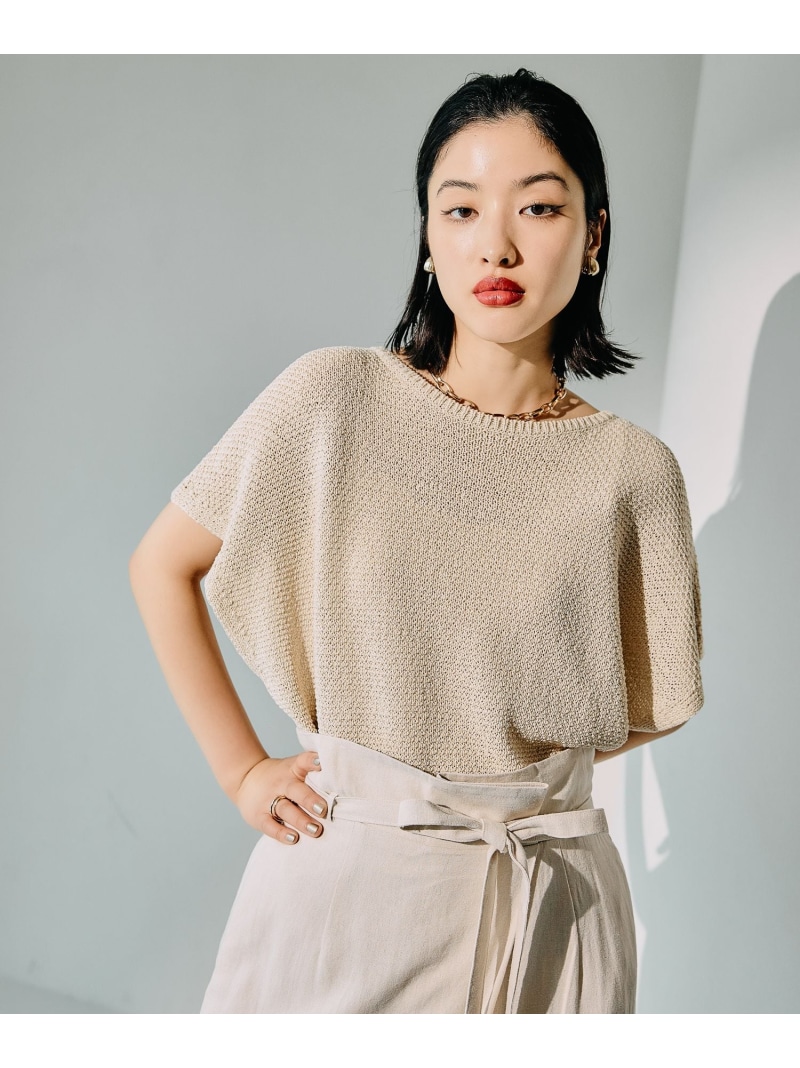 【楽天市場】【SALE／50%OFF】5ゲージカノコライクプルオーバーSS LEPSIM レプシィム トップス ニット レッド ブルー ...