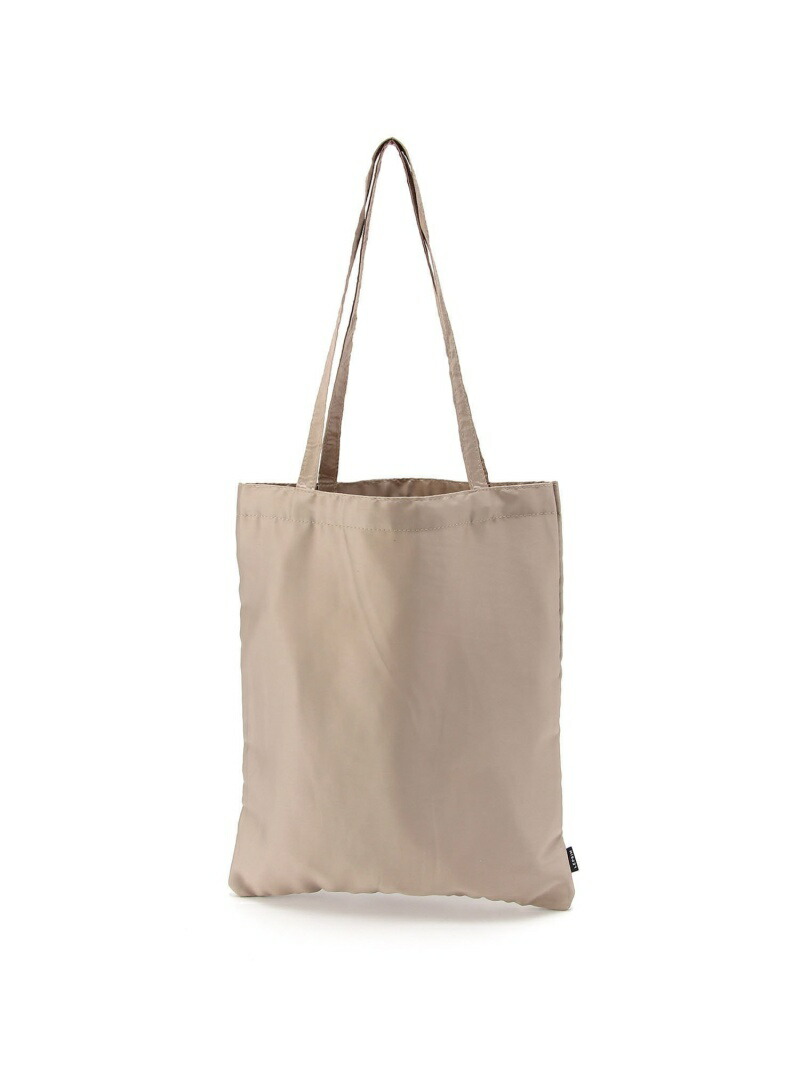 【楽天市場】(W)NL/オケージョンサブBAG LEPSIM レプシィム バッグ エコバッグ・サブバッグ ベージュ ブラック[Rakuten ...