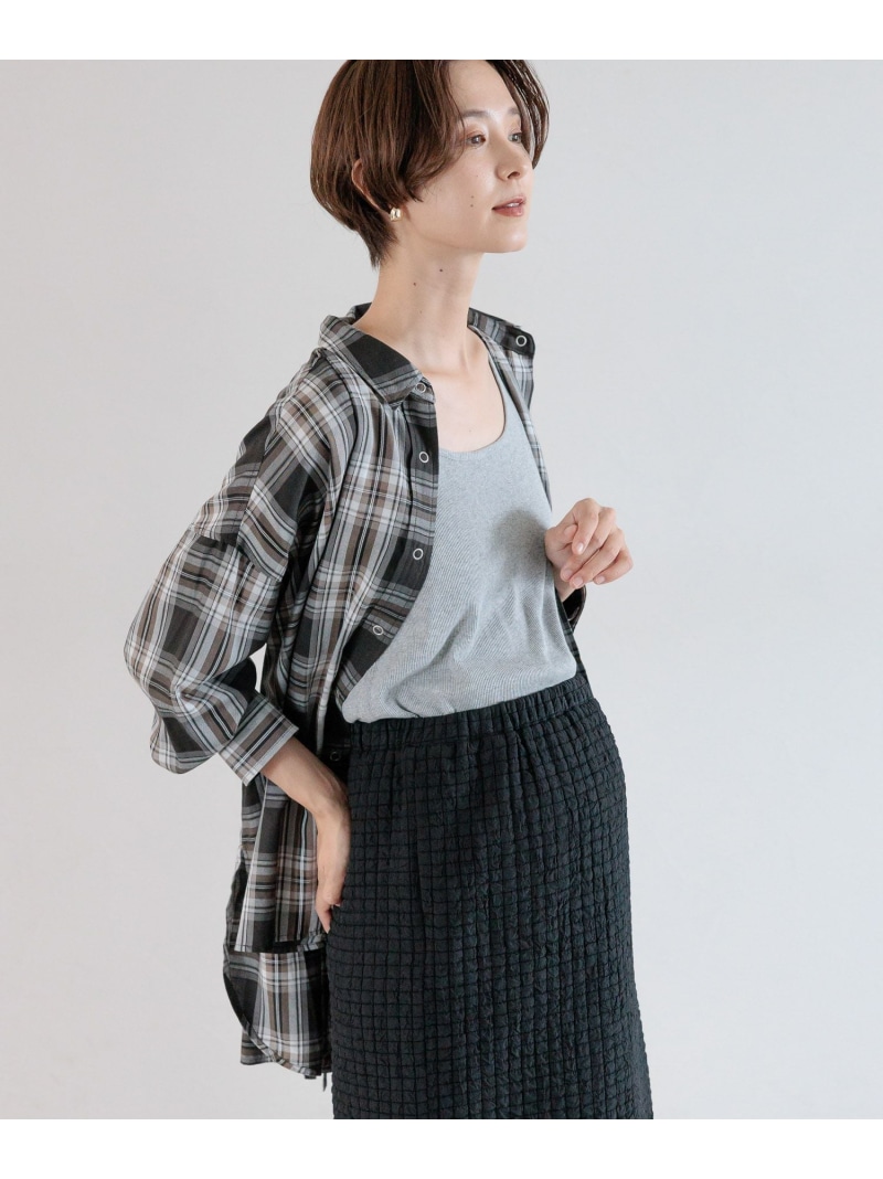 【楽天市場】【SALE／50%OFF】(W)MT/チェックSHチュニック LEPSIM レプシィム ワンピース・ドレス チュニック ブラック ホワイト【RBA_E】[Rakuten ...