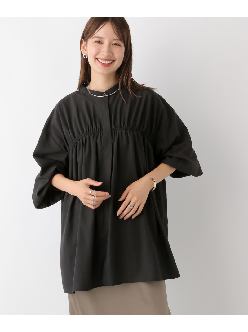 【楽天市場】【SALE／20%OFF】(W)シャーリングBLLS LEPSIM レプシィム トップス シャツ・ブラウス ベージュ ブラック ...