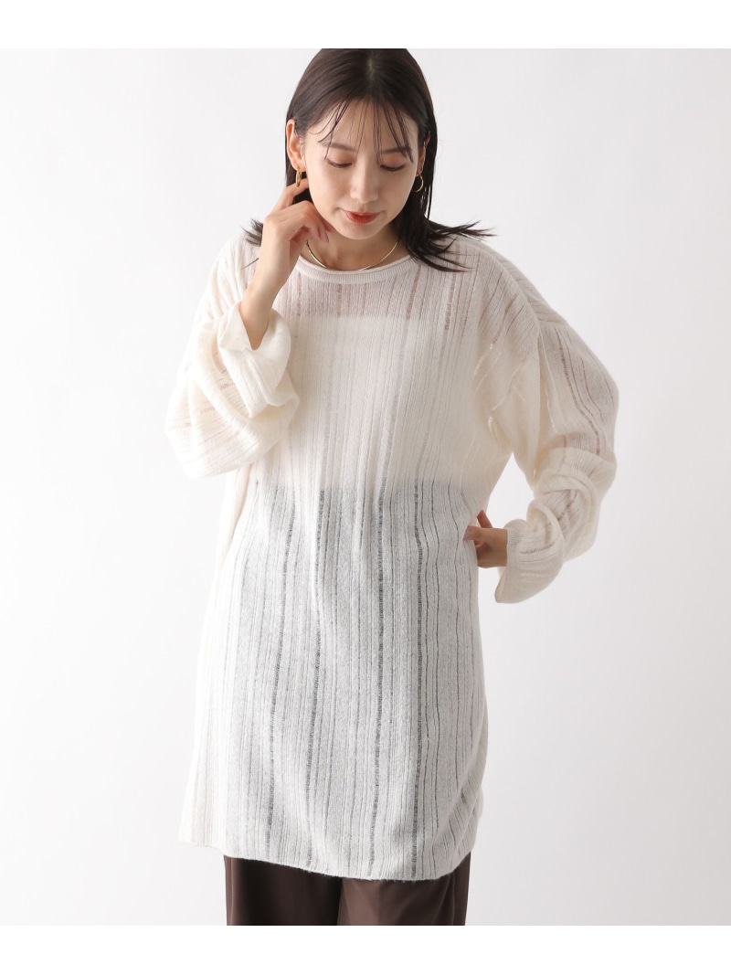 【楽天市場】【SALE／55%OFF】12ゲージシアーニットチュニック LEPSIM レプシィム トップス ニット グレー ホワイト ピンク【RBA_E】[Rakuten Fashion ...