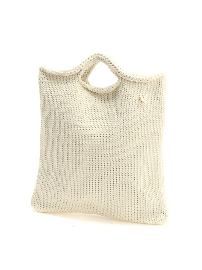 【楽天市場】【SALE／50%OFF】(W)ニットスクエアBAG LEPSIM レプシィム バッグ ショルダーバッグ ホワイト イエロー ...