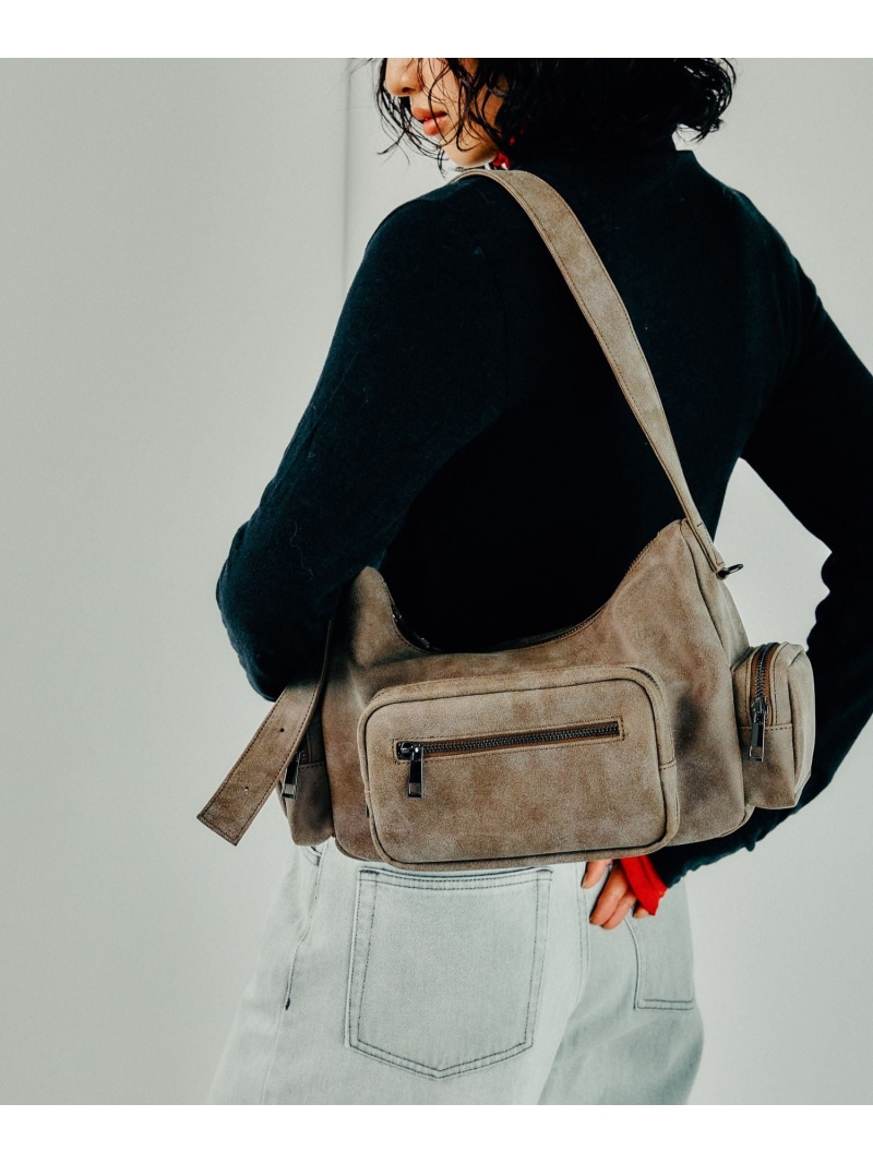 【楽天市場】【SALE／30%OFF】フェイクレザーマルチポケットショルダー LEPSIM レプシィム バッグ ショルダーバッグ ブラウン ブラック【RBA_E】【送料無料】[Rakuten ...