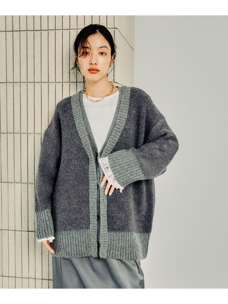 【楽天市場】5ゲージチュニックカーディガンワンピース LEPSIM レプシィム トップス カーディガン ホワイト ベージュ グレー イエロー ...