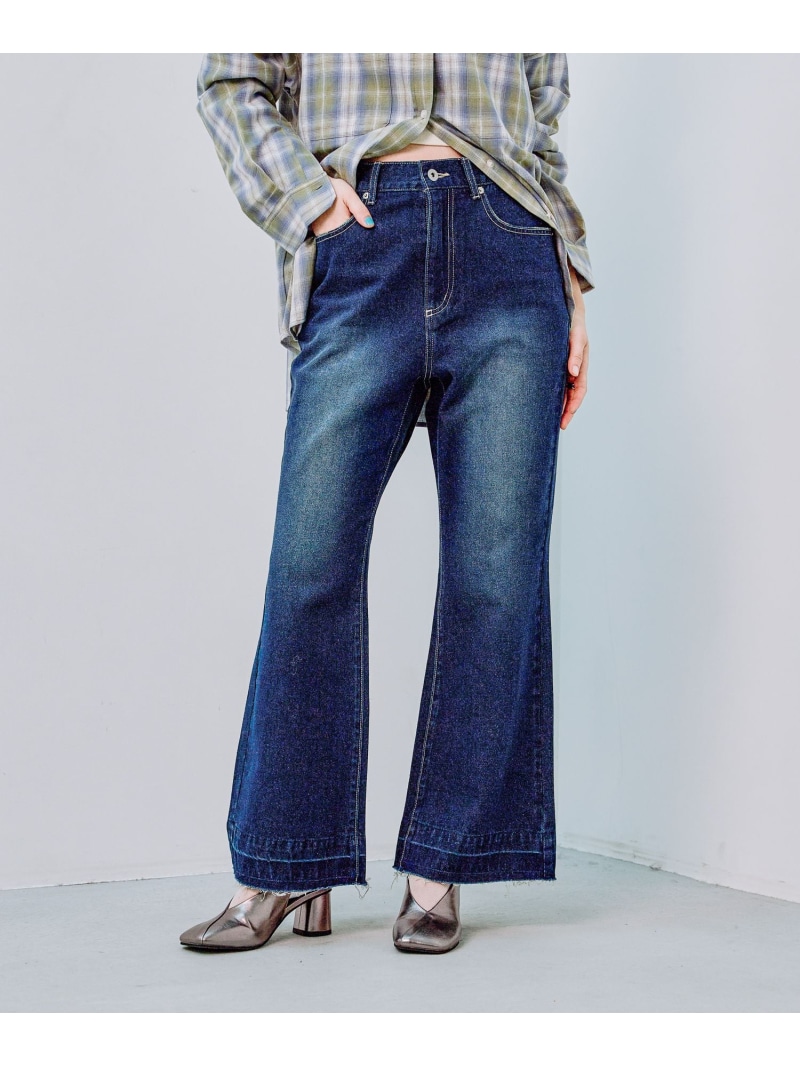 【楽天市場】フレアデニム LEPSIM レプシィム パンツ ジーンズ・デニムパンツ ホワイト ブラック ブルー【送料無料】[Rakuten Fashion]：LEPSIM／レプシィム