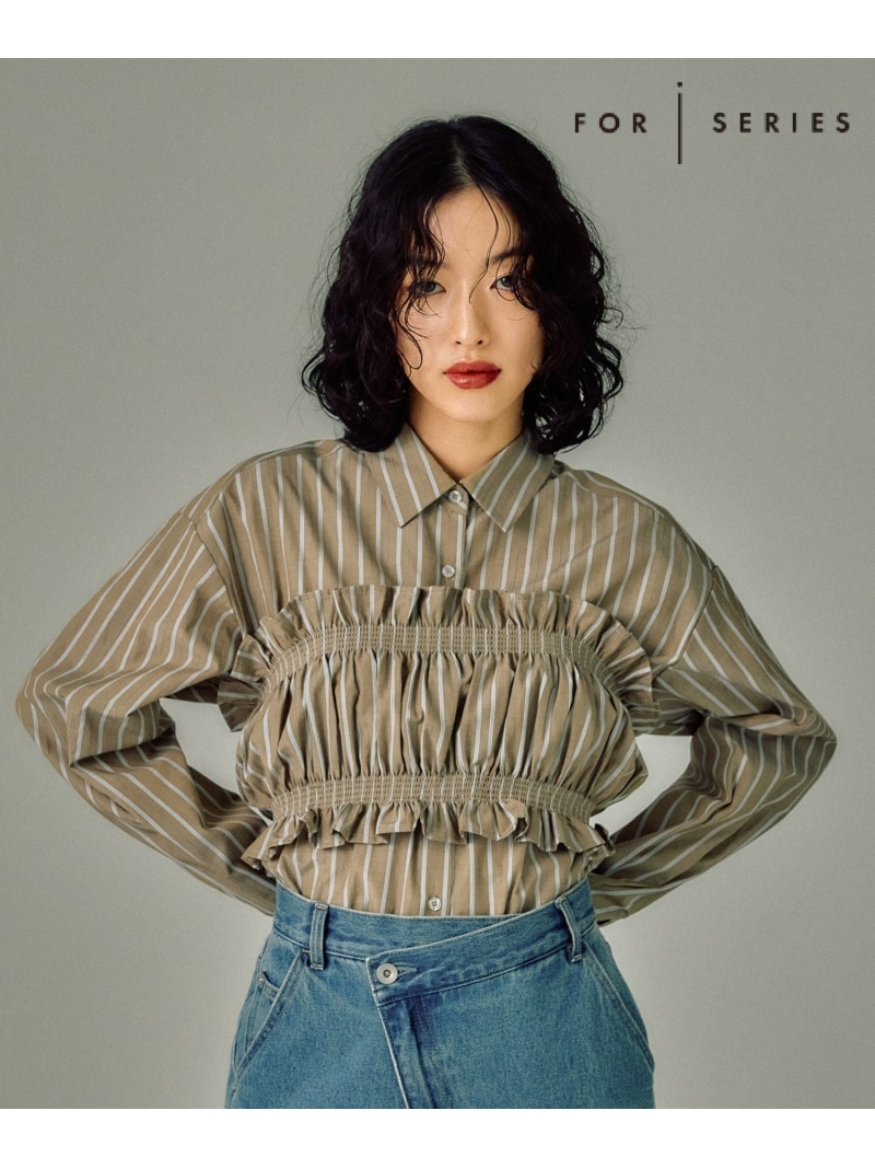 【楽天市場】【FOR I SERIES】ビスチェ*シャツ2Pセット LEPSIM レプシィム トップス シャツ・ブラウス ベージュ グレー【送料無料】[Rakuten Fashion ...