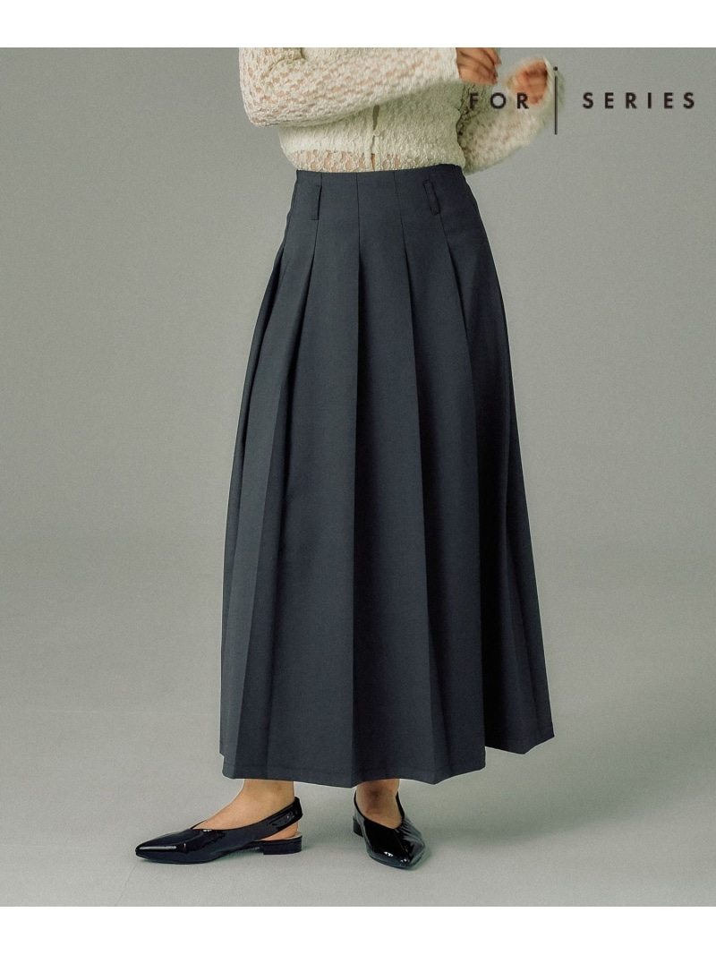 【楽天市場】【SALE／30%OFF】【FOR I SERIES】プリーツデザインスカート LEPSIM レプシィム スカート ロング・マキシスカート グレー ブラウン【RBA_E】【送料無料 ...