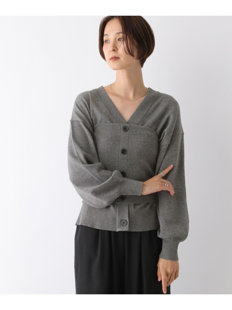 【楽天市場】【SALE／50%OFF】12ゲージベアセットカーディガン LEPSIM レプシィム トップス カーディガン ベージュ グレー ...