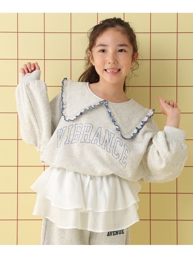 【楽天市場】【KIDS】襟付きロゴプリントスウェット LEPSIM レプシィム トップス スウェット・トレーナー グレー ブラック【送料無料】[Rakuten Fashion]：LEPSIM ...