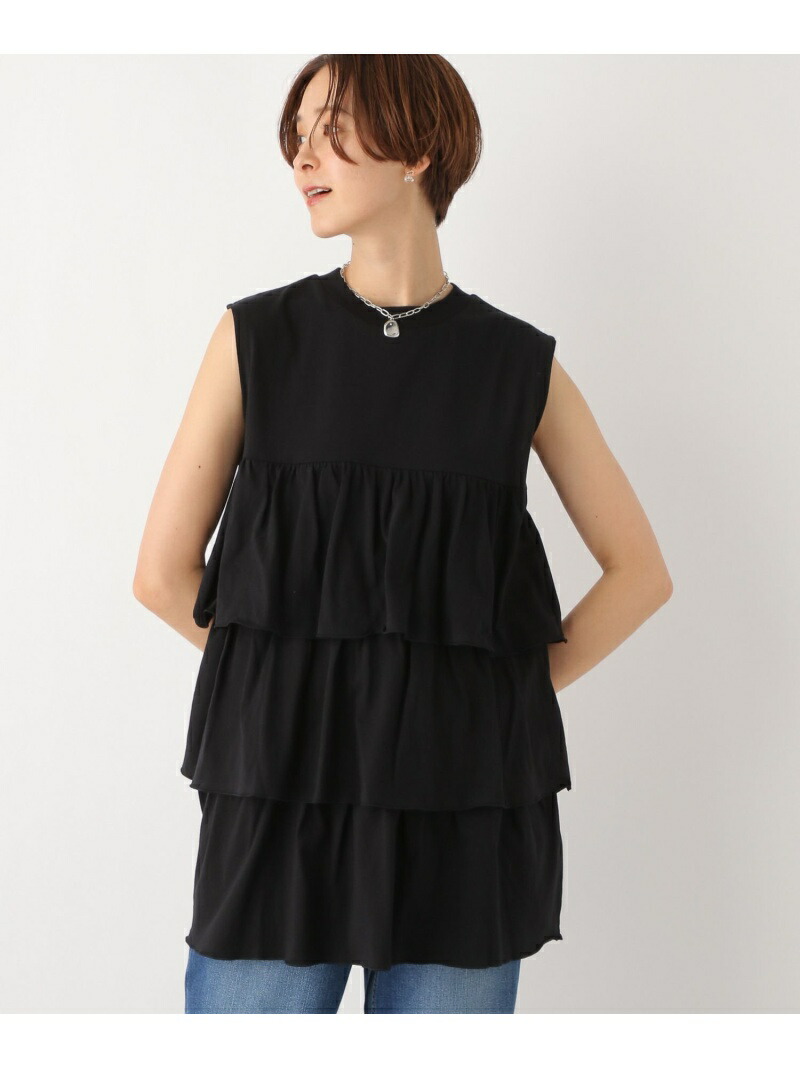 【楽天市場】【SALE／50%OFF】(W)ティアードNSTU LEPSIM レプシィム トップス ノースリーブ・タンクトップ ブラック ブルー【RBA_E】[Rakuten Fashion ...