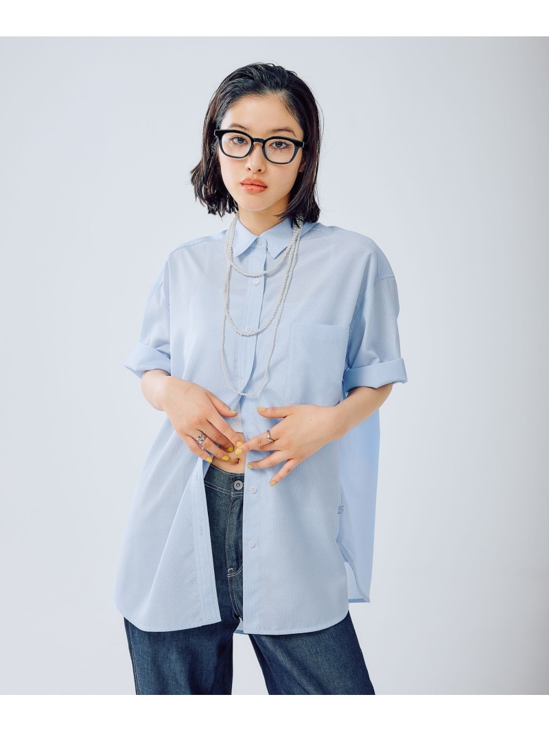 【楽天市場】【SALE／50%OFF】BIGストライプ5分袖シャツ LEPSIM レプシィム トップス シャツ・ブラウス イエロー ピンク【RBA_E】[Rakuten Fashion ...