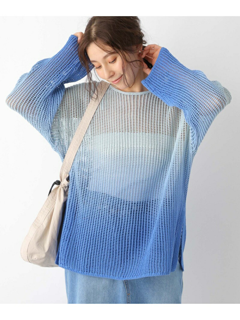 【楽天市場】【SALE／50%OFF】(W)5GグラデメッシュPO LEPSIM レプシィム トップス ニット ブラック ブラウン ブルー【RBA_E】[Rakuten Fashion ...