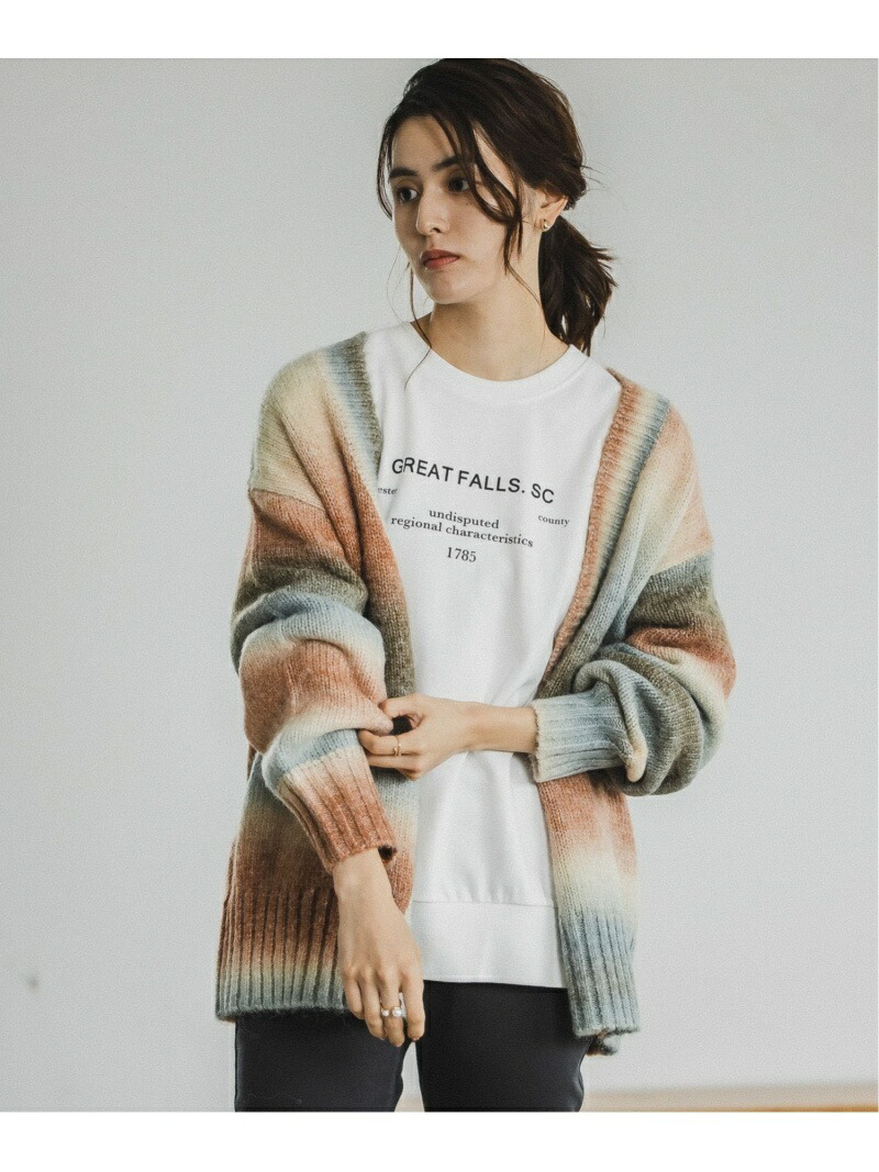 【楽天市場】【SALE／50%OFF】3Gグラデーションニットカーディガン LEPSIM レプシィム トップス カーディガン レッド ブルー ...