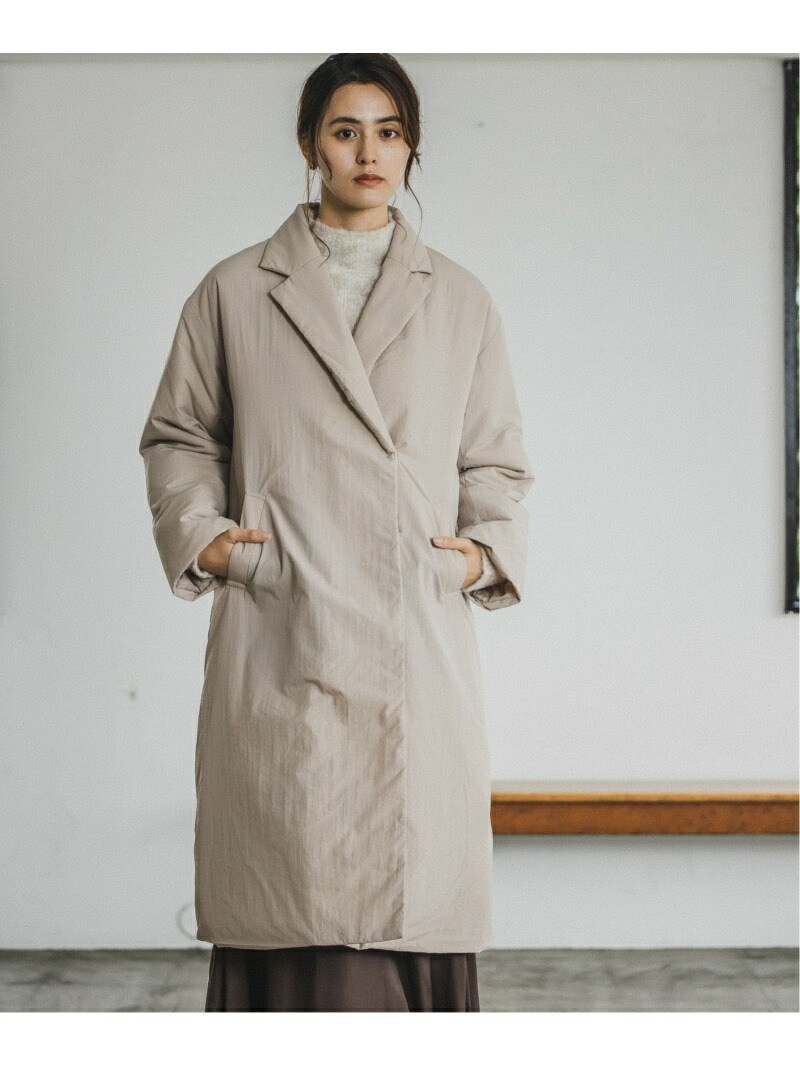 【楽天市場】【SALE／50%OFF】撥水中綿チェスターコート LEPSIM レプシィム ジャケット・アウター チェスターコート グレー ...