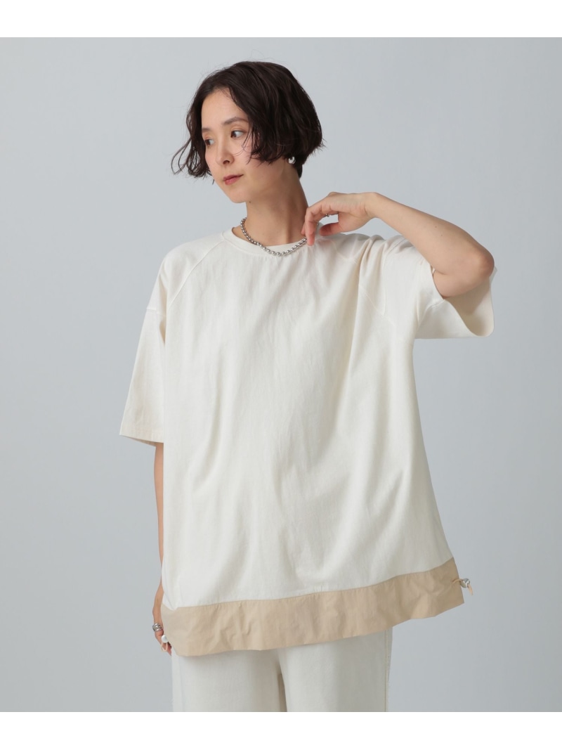 【楽天市場】【SALE／30%OFF】ラグラン異素材5分袖プルオーバー LEPSIM レプシィム トップス カットソー・Tシャツ ホワイト グレー【RBA_E】[Rakuten Fashion ...