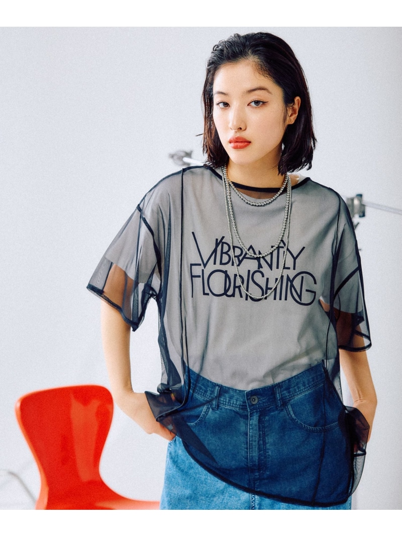 【楽天市場】切り替えチュールT LEPSIM レプシィム トップス カットソー・Tシャツ ホワイト ブラック【送料無料】[Rakuten Fashion]：LEPSIM／レプシィム