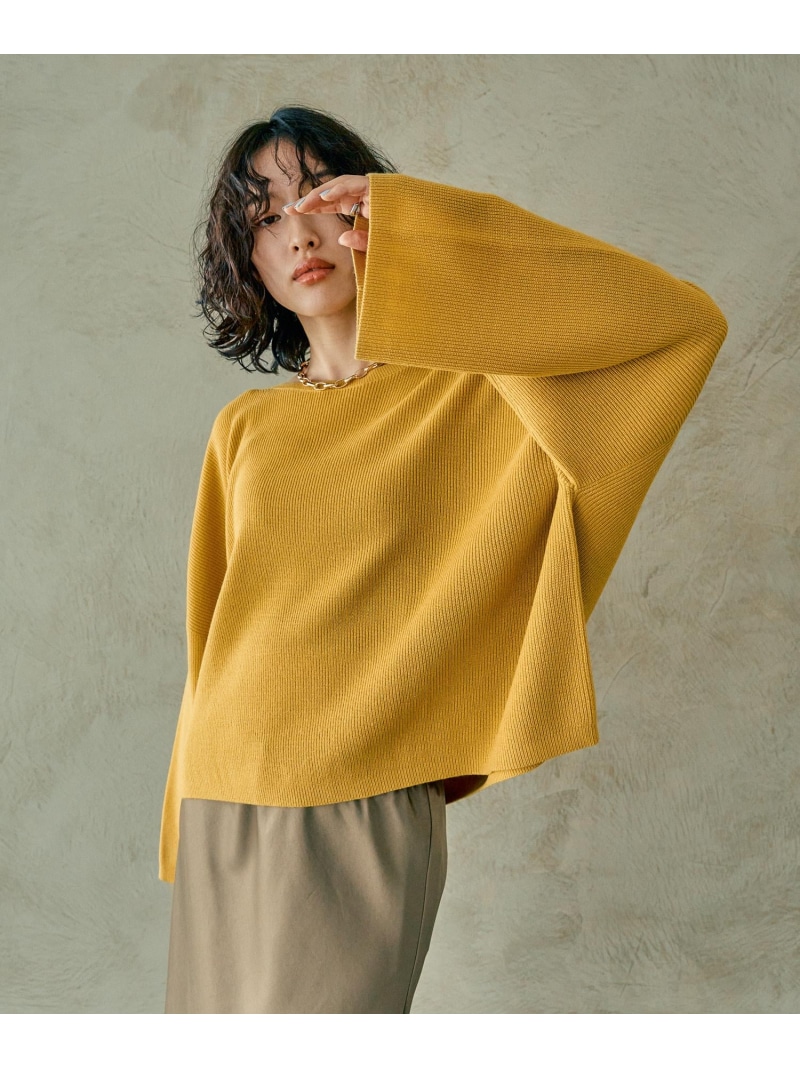 【楽天市場】【SALE／50%OFF】14ゲージワイドボートネックプルオーバー LEPSIM レプシィム トップス ニット ホワイト ブラック ...