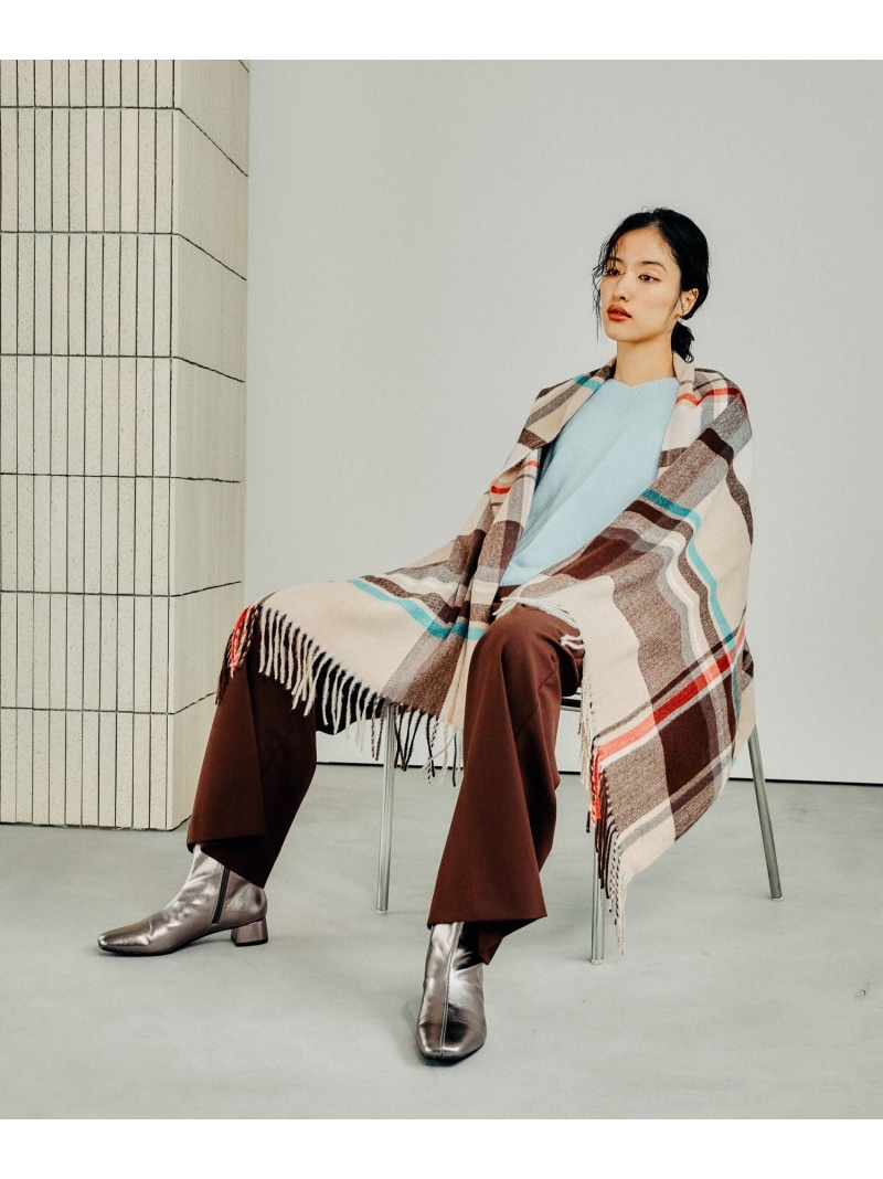 【楽天市場】【SALE／20%OFF】洗えるチェックストール LEPSIM レプシィム ファッション雑貨 マフラー・ストール・ネックウォーマー ...