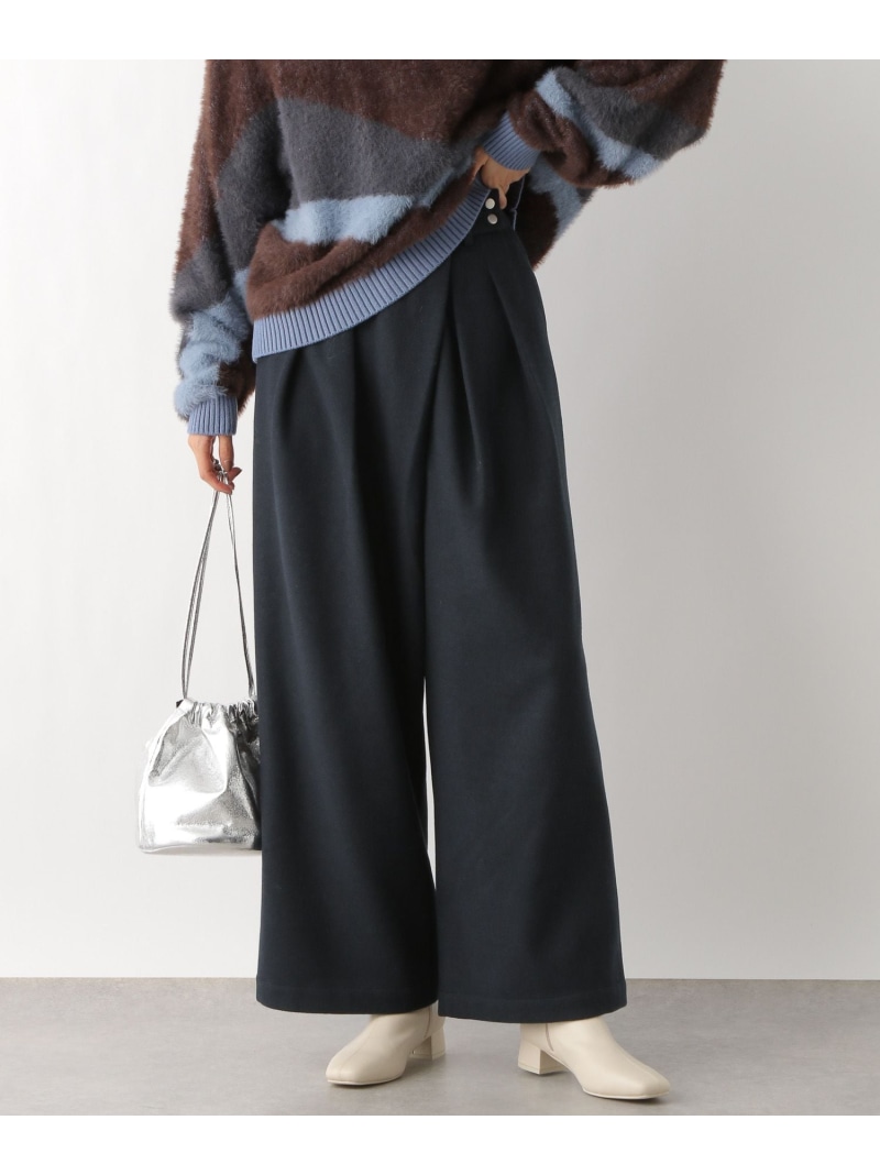 【楽天市場】【SALE／30%OFF】(W)メルトンラップワイドP LEPSIM レプシィム パンツ その他のパンツ ベージュ グレー ネイビー【RBA_E】【送料無料】[Rakuten ...