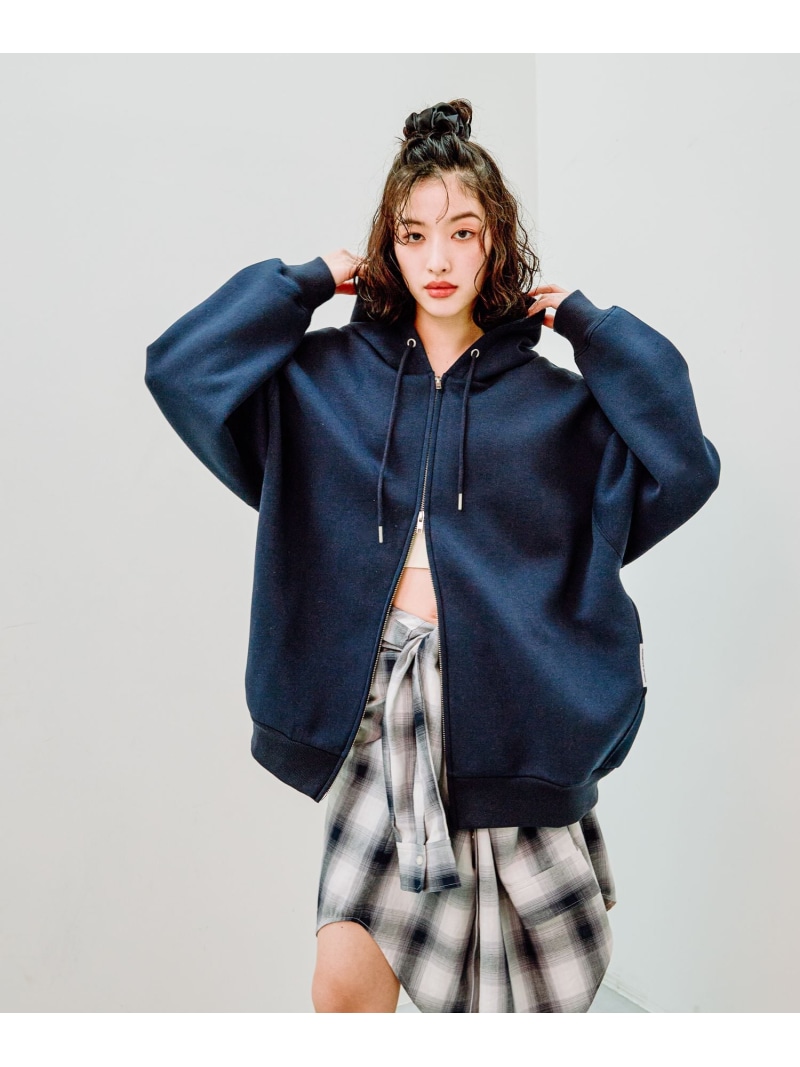 【楽天市場】ZIPアップBIGフーディー LEPSIM レプシィム トップス スウェット・トレーナー グレー レッド ネイビー ブラック【送料 ...