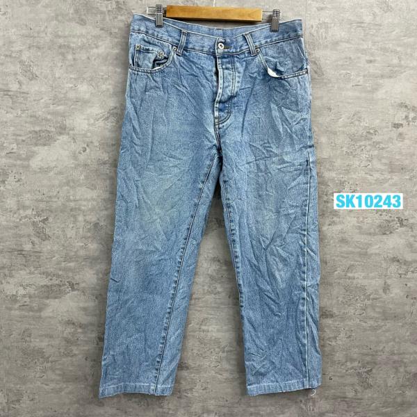 【楽天市場】【中古】DYNAM JEANS ライトブルー ボタンフライ デニムジーンズパンツ 42 実寸W33in USA 海外輸入 古着 ...
