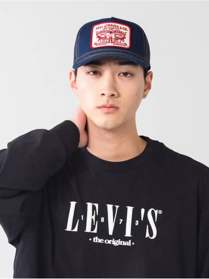【楽天市場】JACKSON TRUCKER キャップ Levi's リーバイス 帽子 キャップ ブラック【送料無料】[Rakuten Fashion]：Levi’s