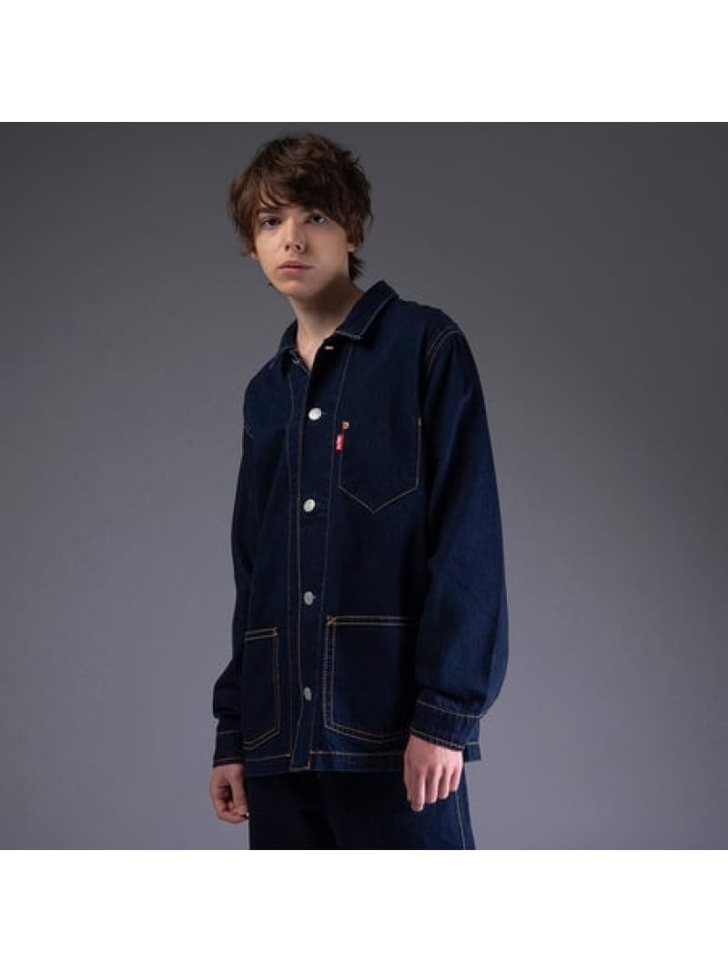 【楽天市場】TYPE 1 エンジニアコート JADE SEA Levi's リーバイス ジャケット・アウター その他のジャケット・アウター ...