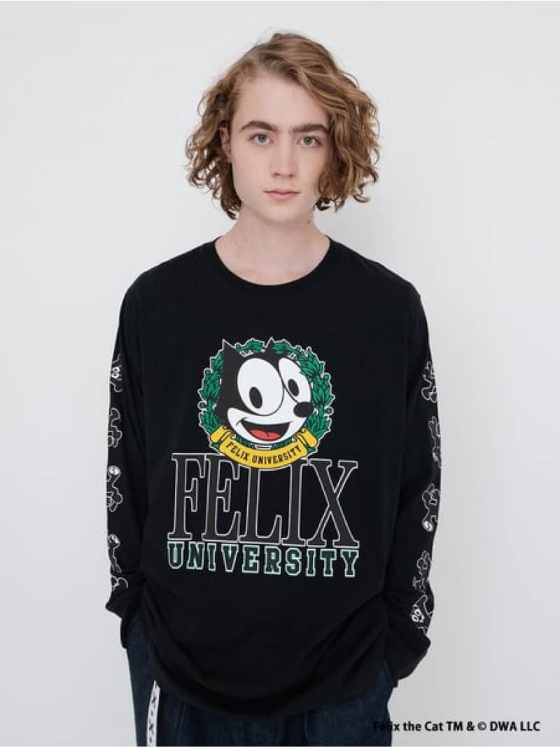 【楽天市場】LS RELAXED TEE FELIX CREST CAVIAR Levi's リーバイス トップス カットソー・Tシャツ ...