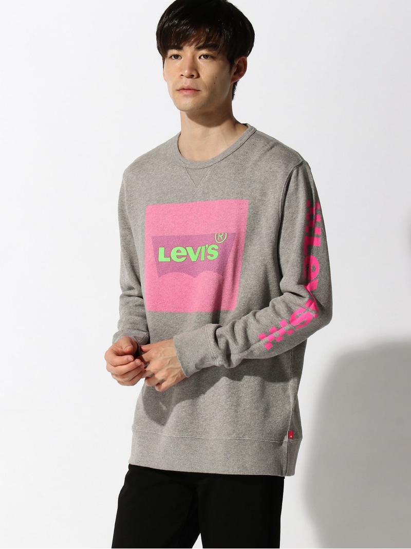 【楽天市場】【SALE／70%OFF】グラフィック クルーネックセーター MIDTONE HEATHER Levi's リーバイス トップス ...