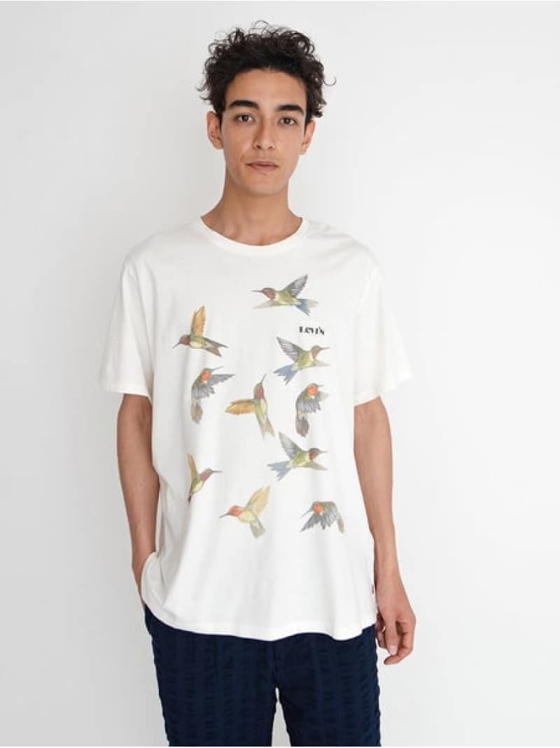 【楽天市場】【SALE／70%OFF】GRAPHIC CREWNECK Tシャツ BI BIRD PHOTO MARSH Levi's リーバイス トップス カットソー・Tシャツ【RBA_E ...