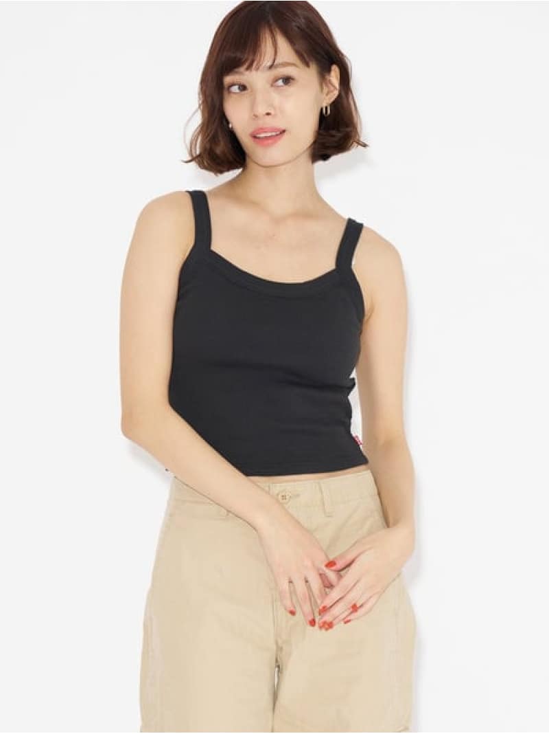 【楽天市場】【SALE／33%OFF】スポーティ リブタンクトップ ブラック Levi's リーバイス トップス カットソー・Tシャツ ...
