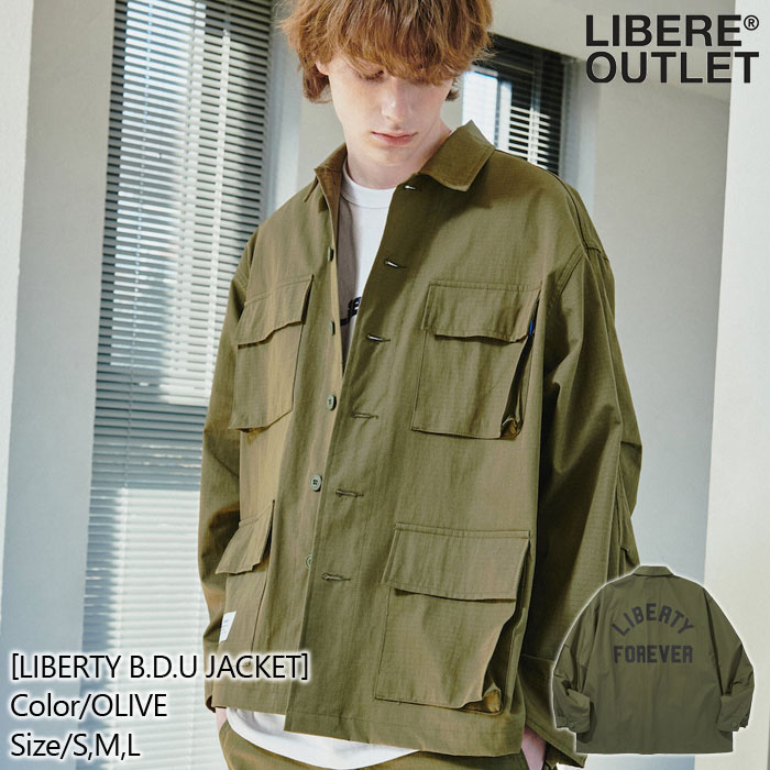【楽天市場】62%オフ★LIBERE リベーレ リバティー バトルドレスユニフォーム ジャケット アウター 上着 オリーブ[LIBERTY B.D.U JACKET/OLIVE]公式 ...