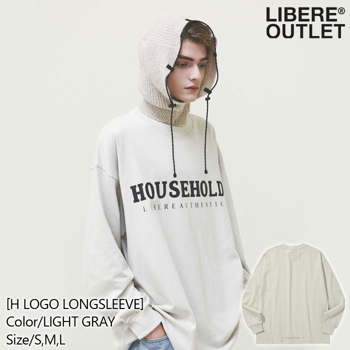 【楽天市場】LIBERE リベーレ H ロゴ ロングスリーブ Tシャツ ロンT LONG SLEEVE TEE 長袖 灰色 ライトグレー[H LOGO LONGSLEEVE/LIGHT ...
