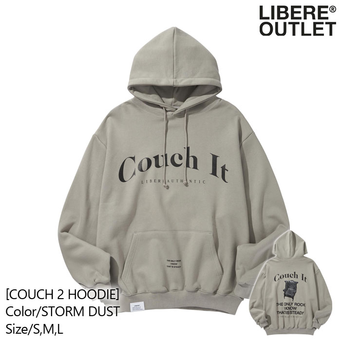 【楽天市場】LIBERE リベーレ GRAY 灰色 グレー ストームダスト[COUCH 2 HOODIE / STORM DUST] 公式 ...