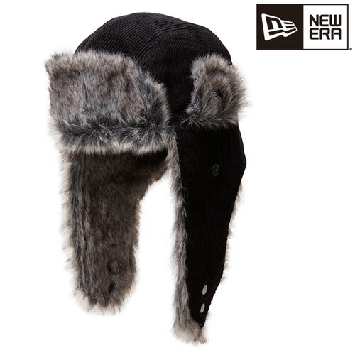 【楽天市場】NEWERA【TRAPPER 8W CORDUROY BLK】ニューエラ ヘッドウェアー パイロットキャップ トラッパー 防寒 防風：Liberty SNOW LIFE SHOP