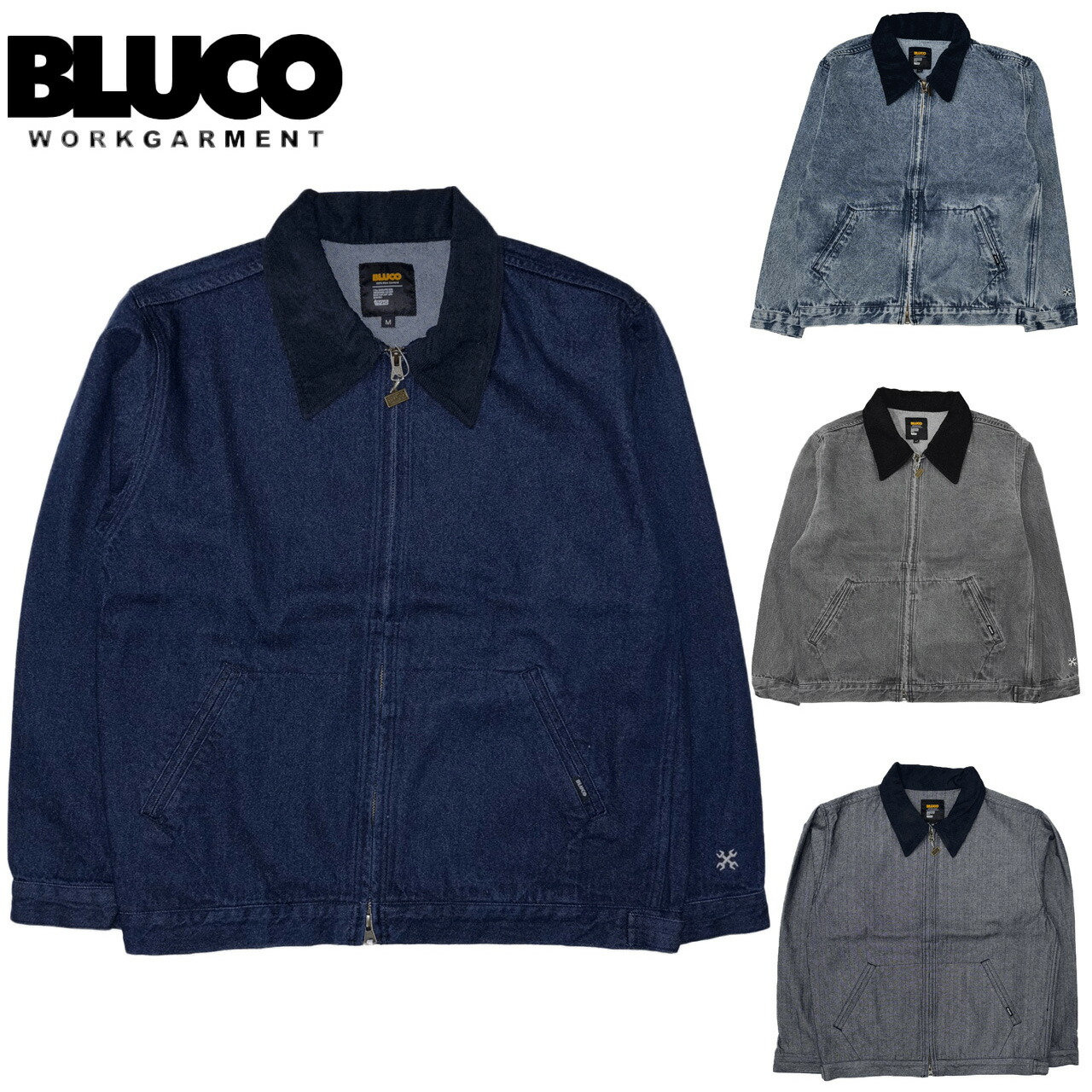 【楽天市場】BLUCO ブルコ 12oz DENIM WORK JACKET デニム ワークジャケット 151-31-025：リブラセレクトストア