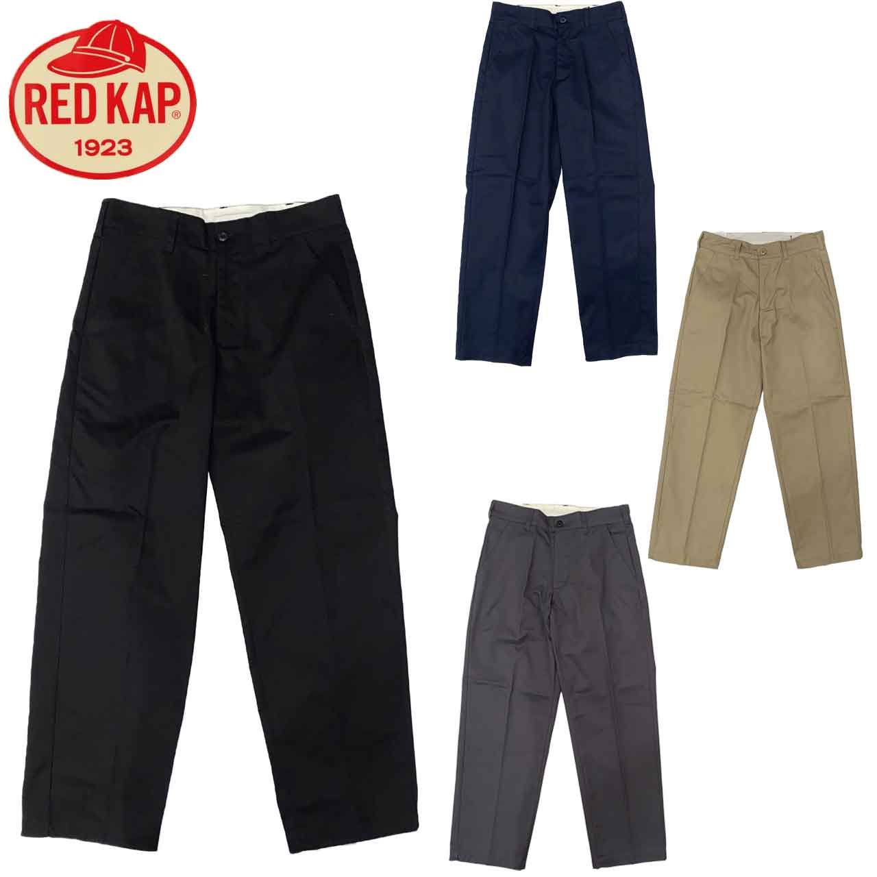 【楽天市場】RED KAP レッドキャップ ワークパンツ チノパンツ ノータック PT20 RK5002：リブラセレクトストア