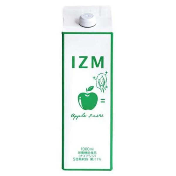 【楽天市場】IZM イズム アップルテイスト 1000ml 酵素ドリンク 栄養機能食品 ナイアシン 美容 健康：リブレ