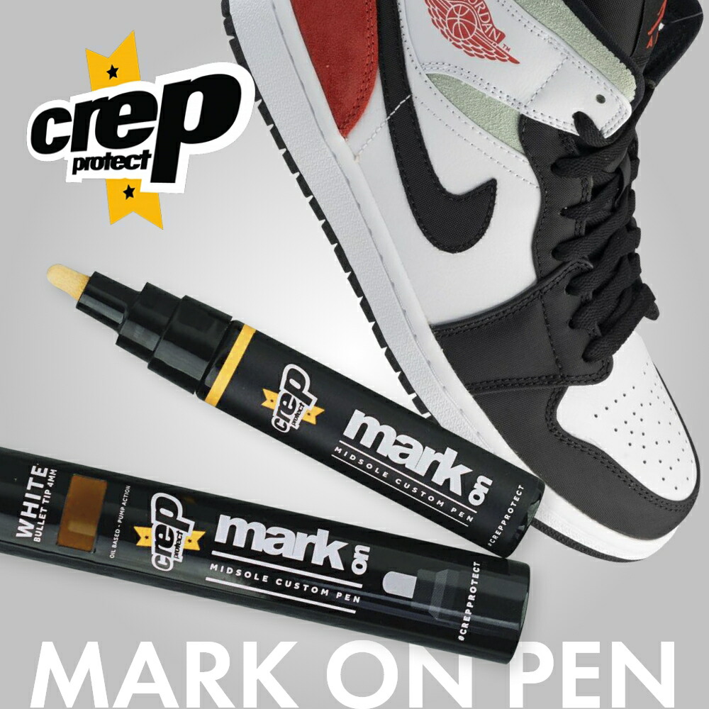 【楽天市場】【レビュー特典】Crep Protect クレップ プロテクト Mark On Pen ミッドソールカスタムペン マーカー マーク ...
