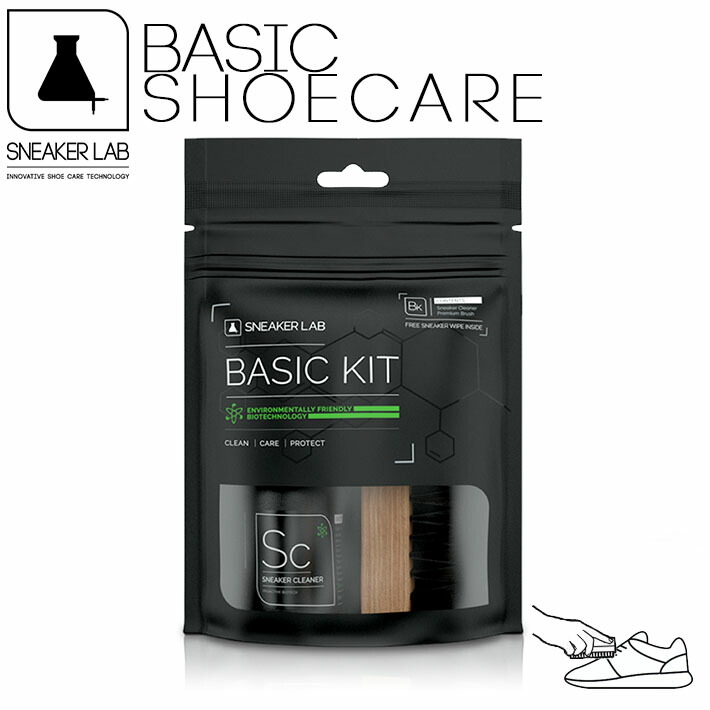 【楽天市場】【レビュー特典】SNEAKER LAB BASIC KIT スニーカーラボ ベーシックキットシューケア スニーカーケア スニーカー洗浄 ブラシ 天然由来成分 バイオテクノロジー ...