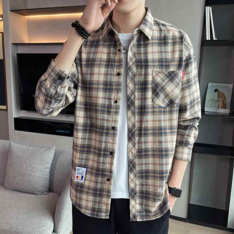 【楽天市場】メンズ ファッション 服 オシャレ シンプル 大人 かっこいい 大きいサイズ ストリート 紳士服 チェック柄 シャツ 長袖 ...