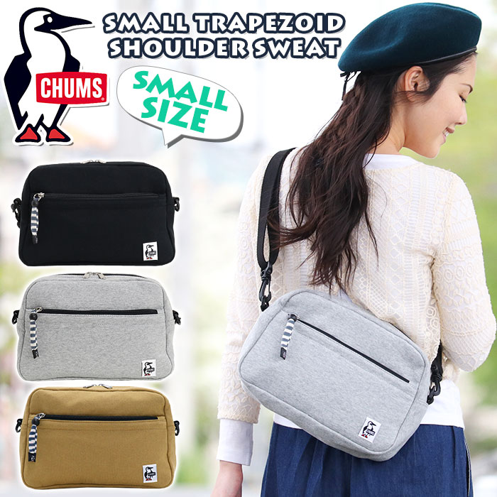 【楽天市場】【SALE 10％OFF】 CHUMS チャムス ミニショルダー ショルダーバッグ 正規品 Small Trapezoid Shoulder Sweat 斜め掛け 斜め掛けバッグ ...