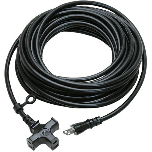 【楽天市場】KOWA ラバロン延長コード KM05-10 クロ：すまいのコンビニ