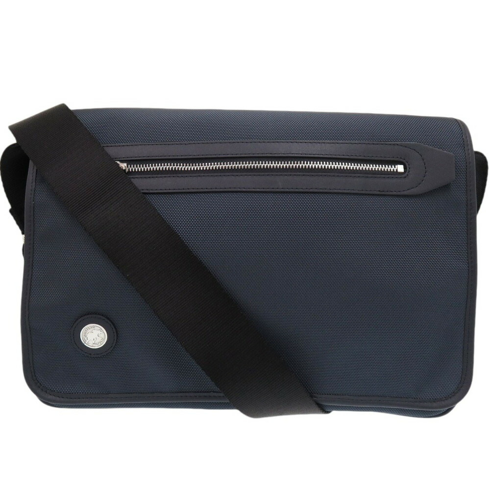 【楽天市場】新品同様 ハンティングワールド ナイロンショルダーバッグ メッセンジャーバッグ ナイロン ネイビー 0922【中古】HUNTING ...