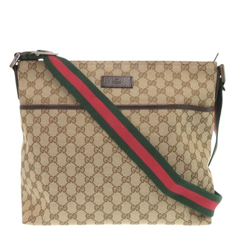 【楽天市場】新品同様 グッチ シェリーライン 189751 GGキャンバス ベージュ ショルダーバッグ 0959【中古】GUCCI：LIFE ...