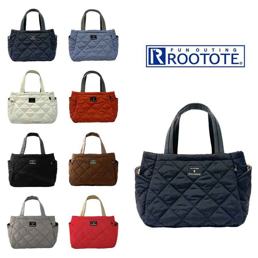 【楽天市場】【ROOTOTE】 1332 LT.デリ.パルーティ.Quilt- C トートバッグ 通勤 仕事 軽量 手持ち 仕切り付き 撥水 レディース おしゃれ かわいい プレゼント ...