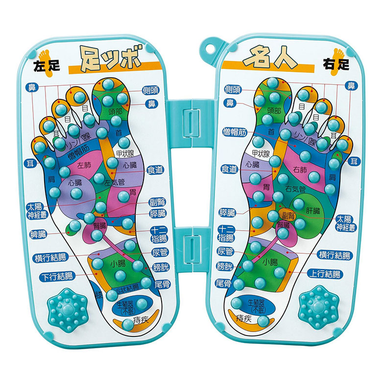 【楽天市場】足つぼ マット 足もみ健康 足裏 マッサージ 足ツボ リラックス マッサージ用品 ツボ押し キッチンマット 足つぼ健康マット 冷え性 対策 予防 日本製 たためる：LIFEGROW