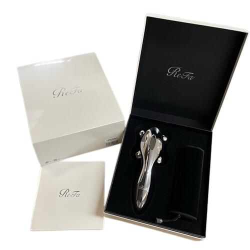 【楽天市場】MTG ReFa 4 CARAT RF-FC1932B| 美顔 ローラー 美容 ダイヤモンドカット 微弱電流 防水 プラチナ電流ローラー 顔 美用具 つまみ流し マイクロカレント ...