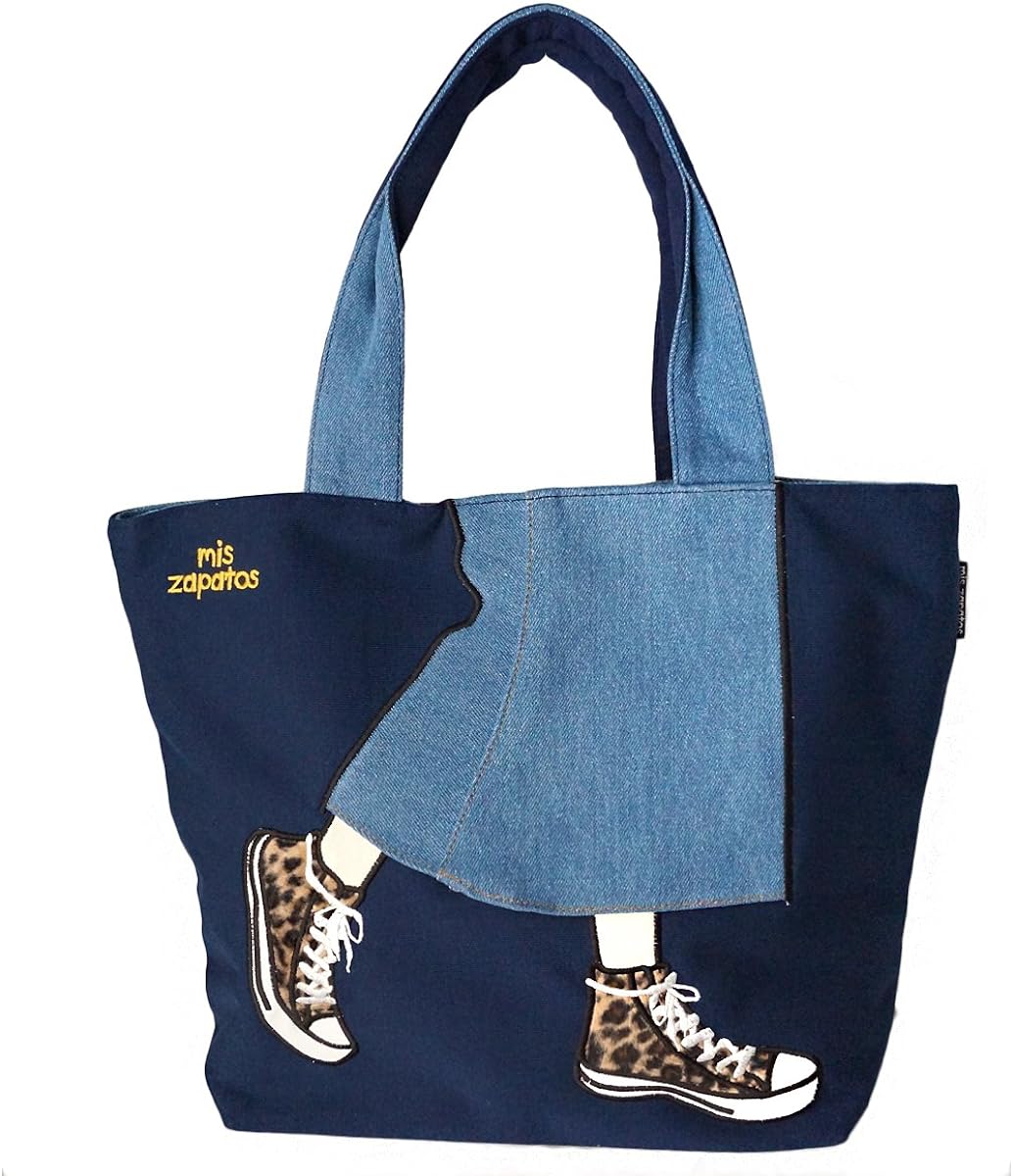 【楽天市場】トートバッグ レディース A4 大容量 肩掛け デニムスカート スニーカー 足トート：Magic Life楽天市場店